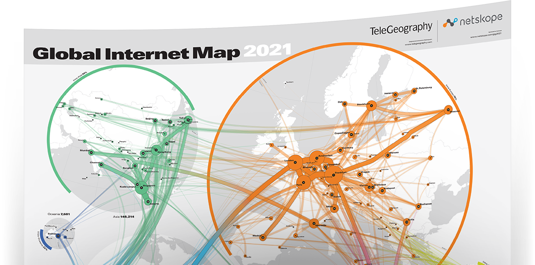 Global Internet Capacity Grew by 35% in 2020 According to TeleGeography ...